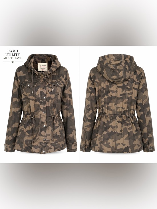 Nordstrom | Jackets & Coats | Camo Utility Lightweight Jacket Hooded ...